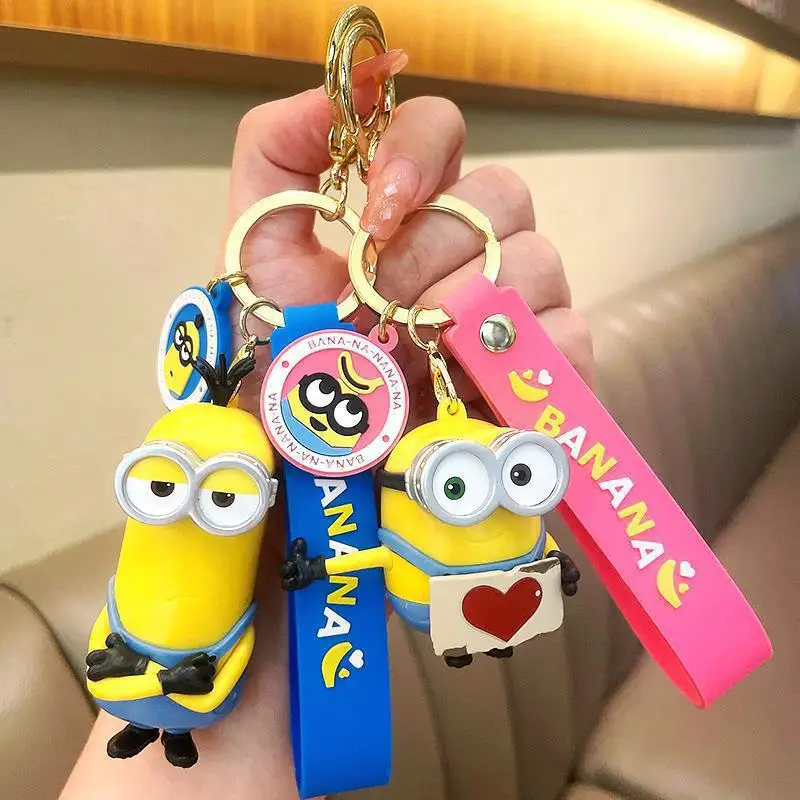 Super-Cute-Despicable-Me-Series-Cartoon-Model-Keychain-Minions-Eggs ...