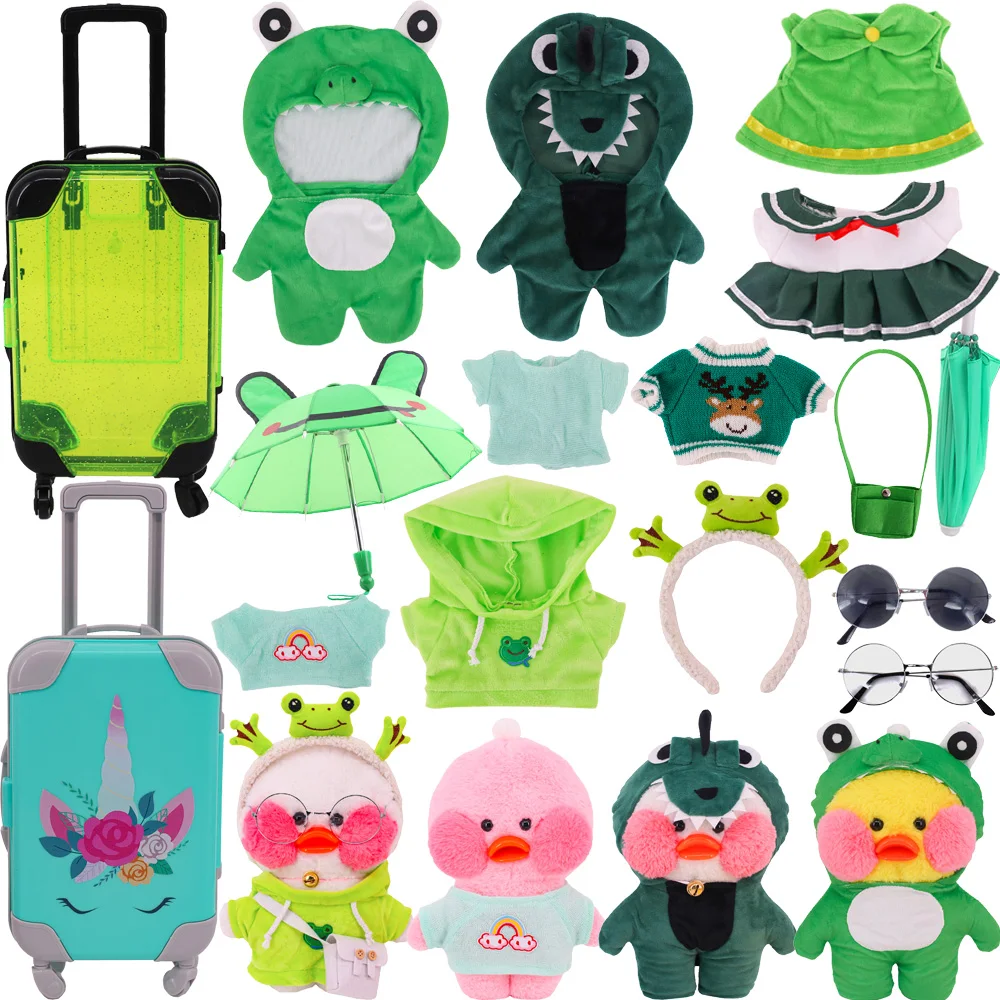 Lalafanfan-Conjunto-de-ropa-de-pato-amarillo-para-mu-eca-juego-de ...