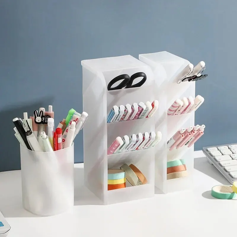 Transparent-Plastic-Desktop-Organizer-For-Women-s-Office-Desk-Includes ...