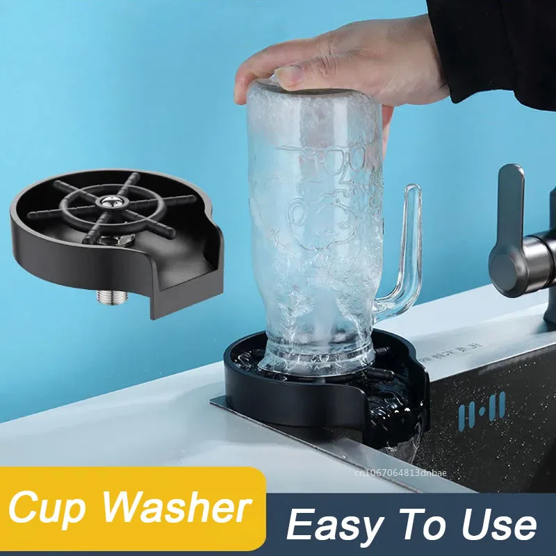Automatic-High-Pressure-Cup-Washer-Faucet-Glass-Rinser-Glass-Cup-Washer ...
