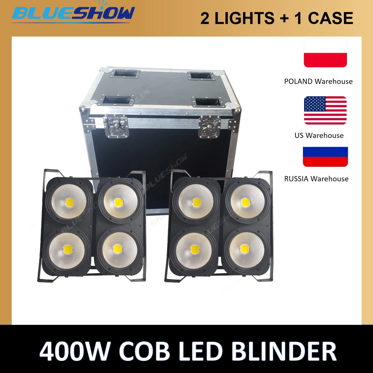 0 Duty 4 Eye Cob Blinder Lights 4 Eye Warm White Cold White 4x100w Rgb ...