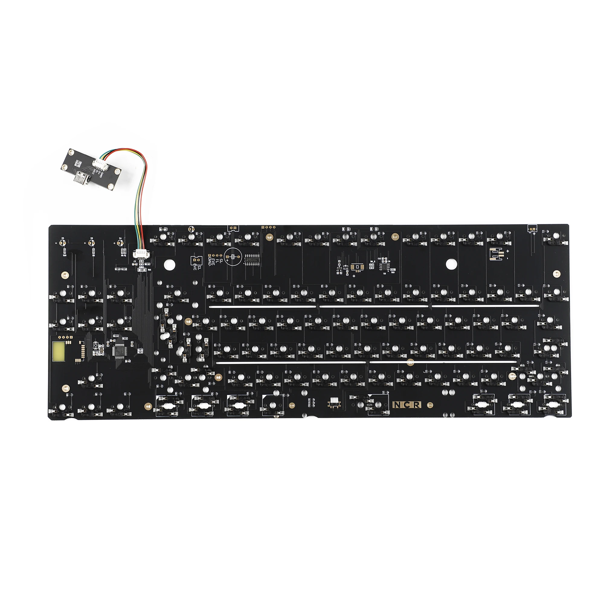 NCR80 R3 80% Hot Swappable ANSI ISO VIA Type C Detachable PCB FR4 Plate