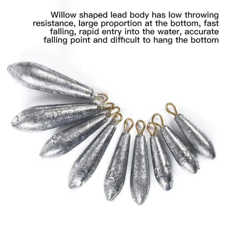 Anti-Hanging-Bottom-Drop-Raft-Rod-Fish-Weights-Lead-Drop-Long-Throw ...