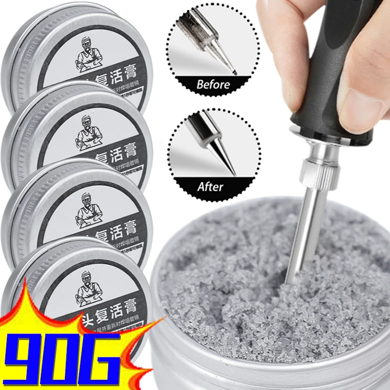 6-90g-Universal-Non-stick-Tin-Electrical-Soldering-Iron-Tip-Refresher ...