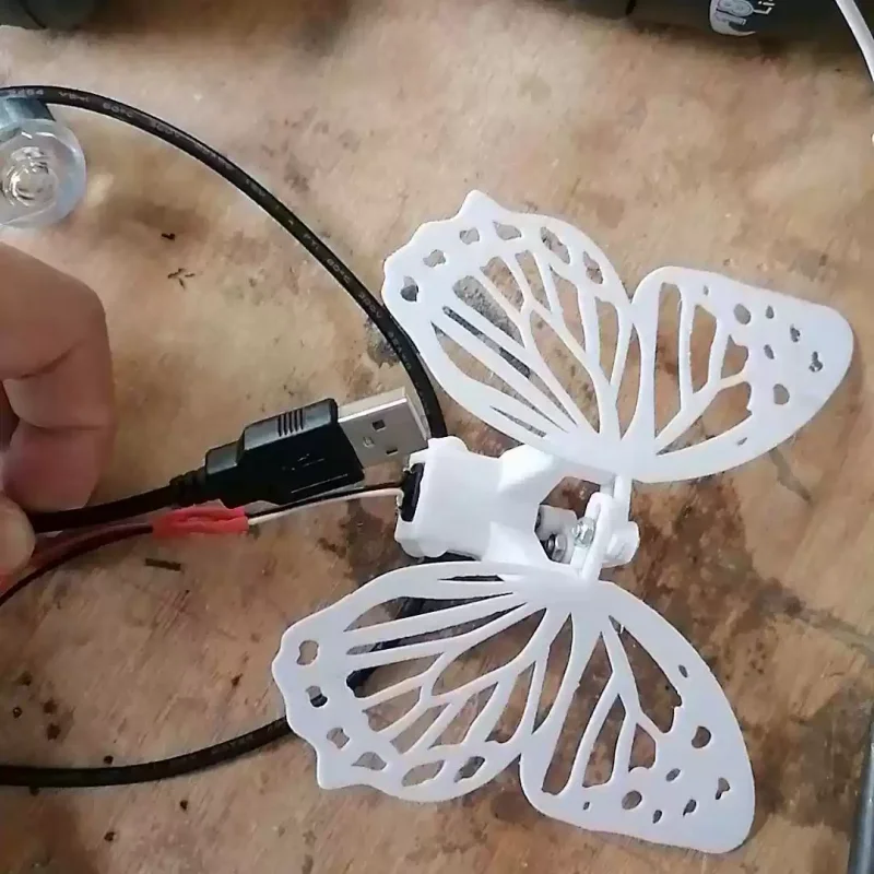 Butterfly Opening and Closing Device USB Electric Flapping Wing ...