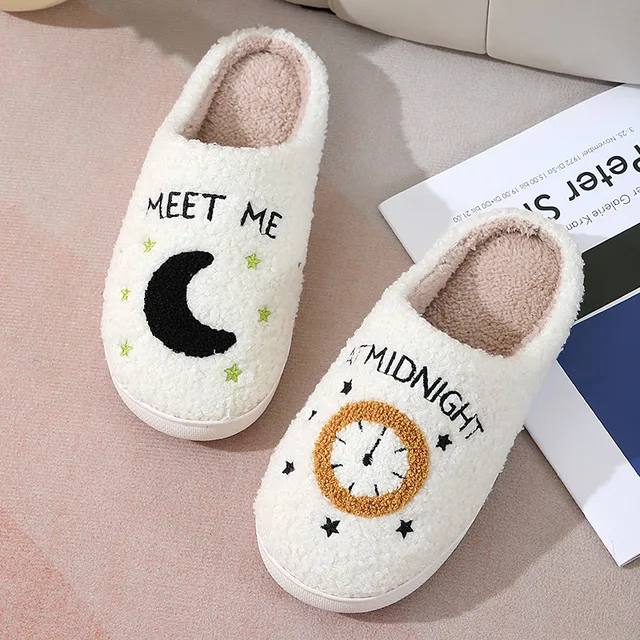 2023 Cute Warm Meet Me At Midnight Slippers Cushion Slides Soft Warm ...