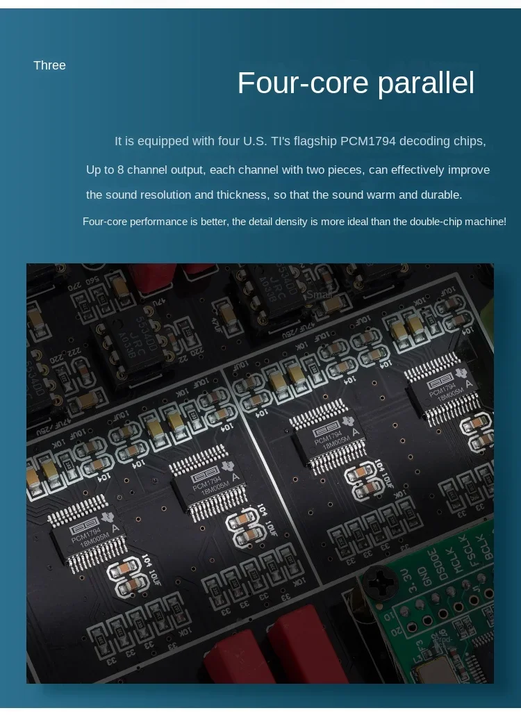 2025 Latest DC60 Four Core PCM1794 Parallel USB Decoder Hifi Fever DAC ...