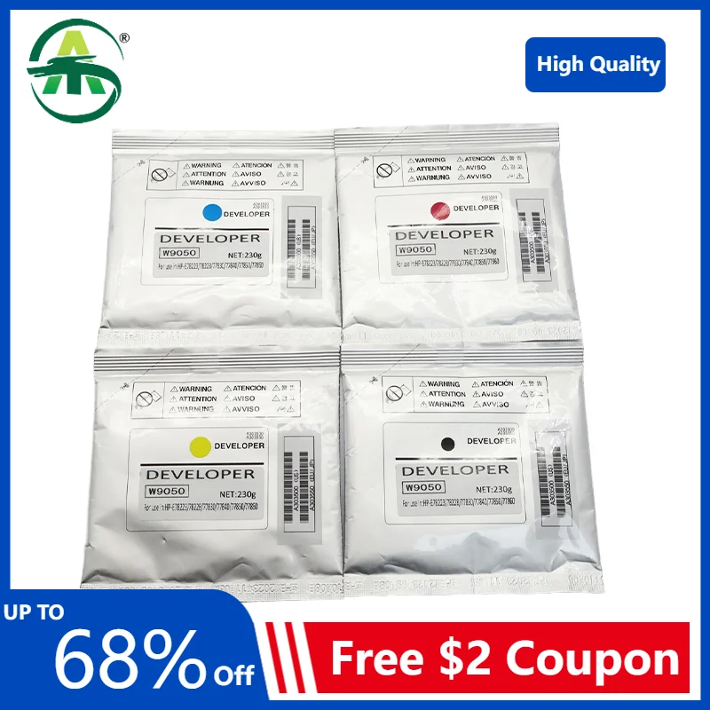 1PC W9050 Developer for HP E87640 87650 87660 Developer Powder 230g ...