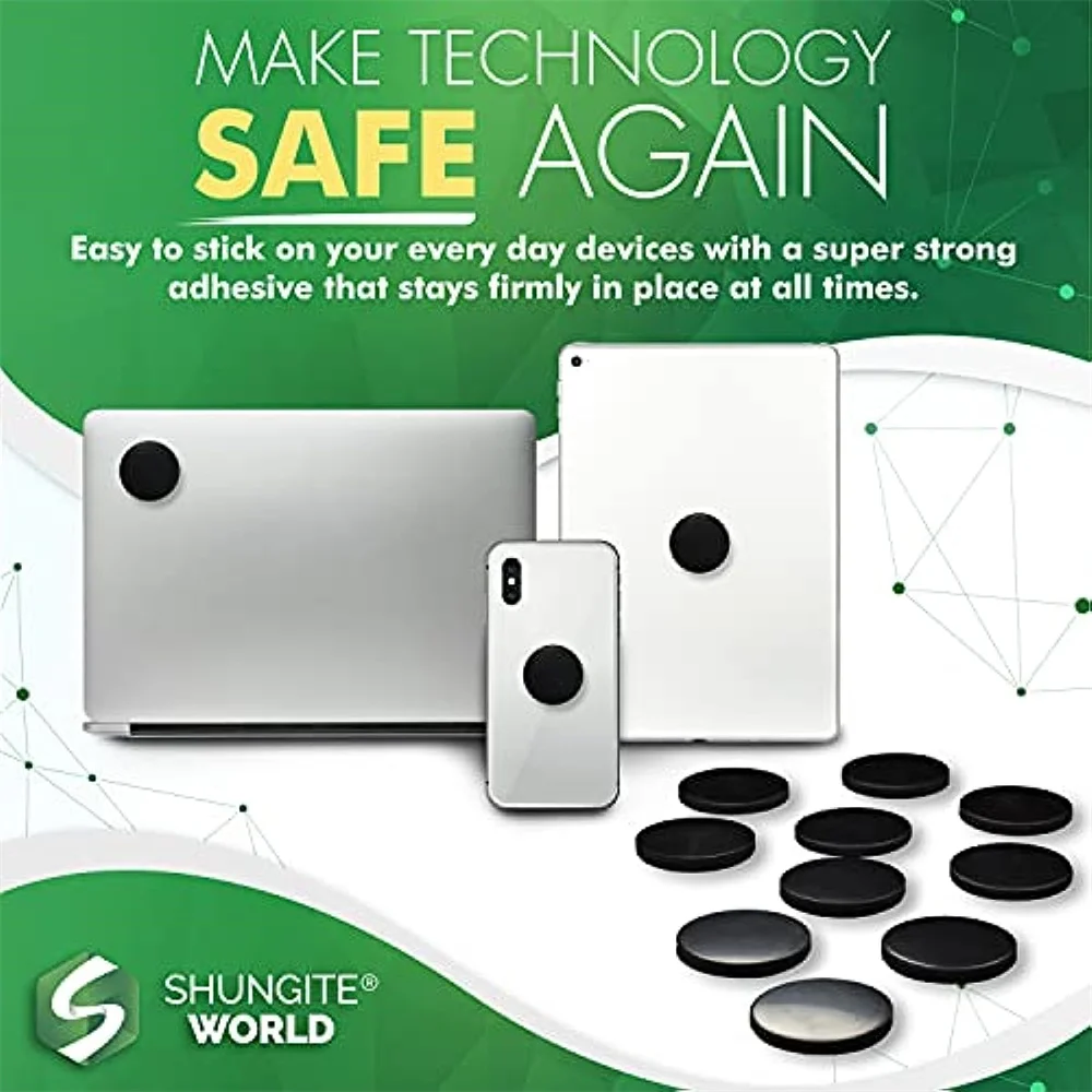 Shungite EMF Protection Cell Phone Sticker Anti EMR Stickers for Phone ...