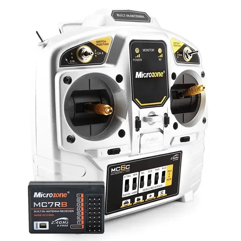 Microzone-Mc6c-2-4g-6ch-Controller-Transmitter-Receiver-Radio-System ...