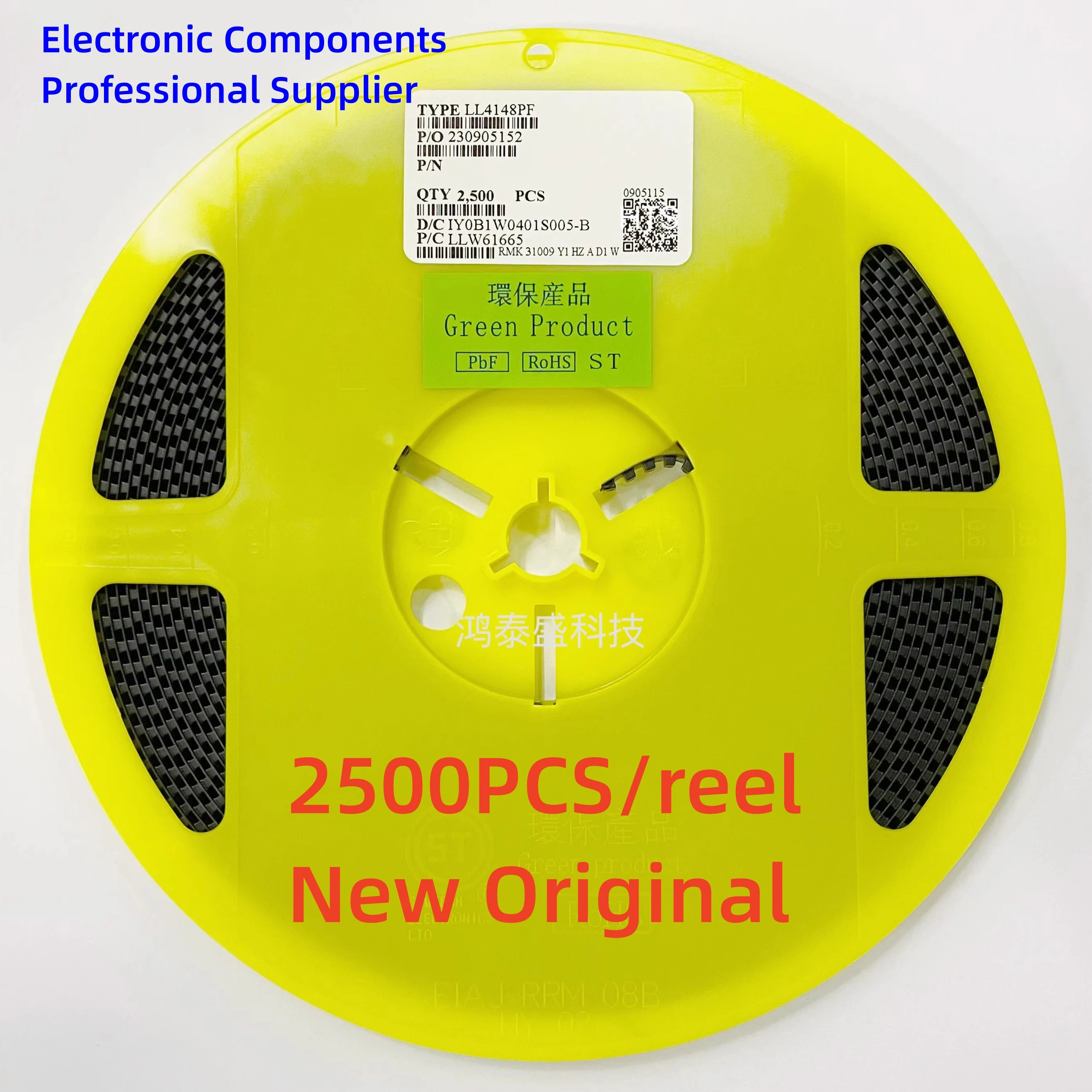 2500Pcs-Reel-SMD-Switching-Diode-LL4148-1N4148-Glass-Cylinder-1206 ...