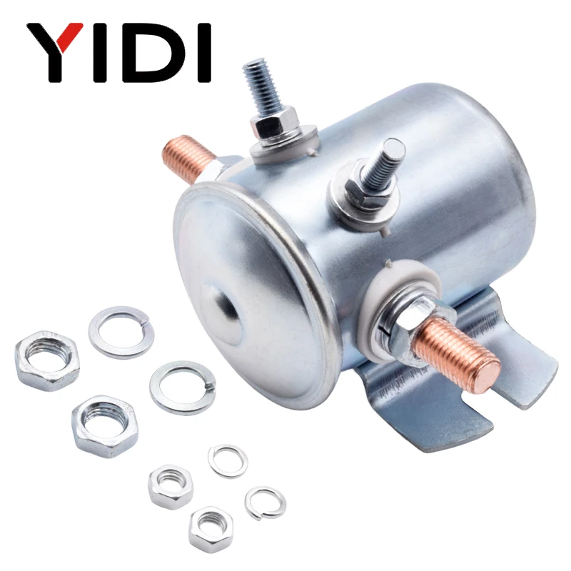 Universal High Current Car Electric Winch Solenoid Motor Starter Relay ...