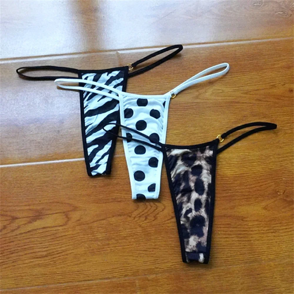 Leopard-Print-G-String-Women-Thong-Single-layer-Sexy-Seamless-Multi ...