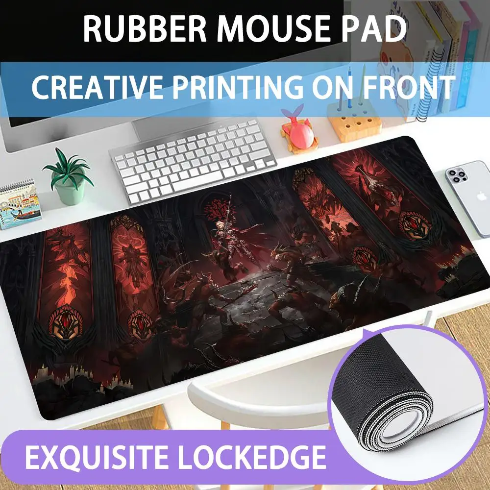 Diablo-Immortal-Grande-Mouse-Pad-De-Borracha-Edge-Locking-Computador ...