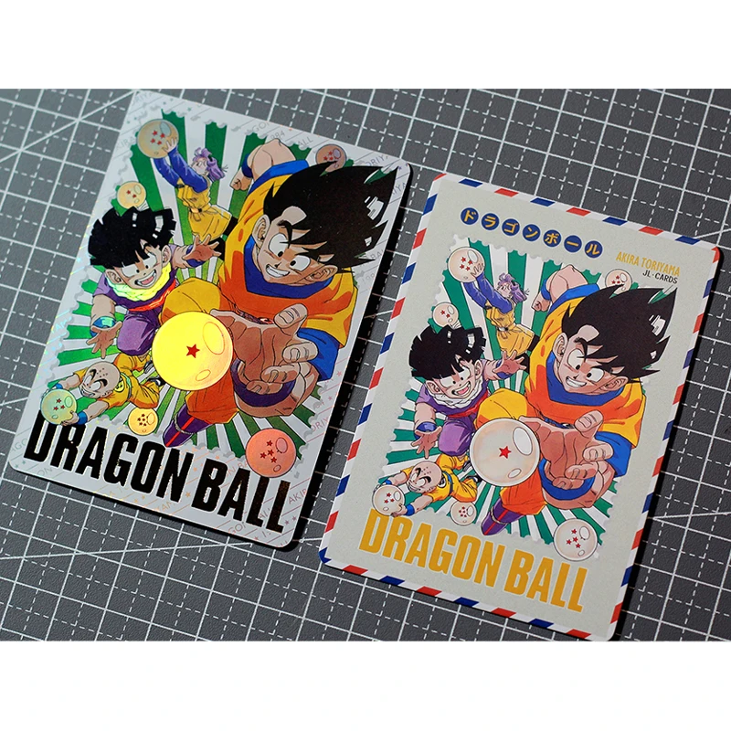 Generic 10pcs set Dragon Ball Goku Gohan Bulma Stamp Series Flash Card ...
