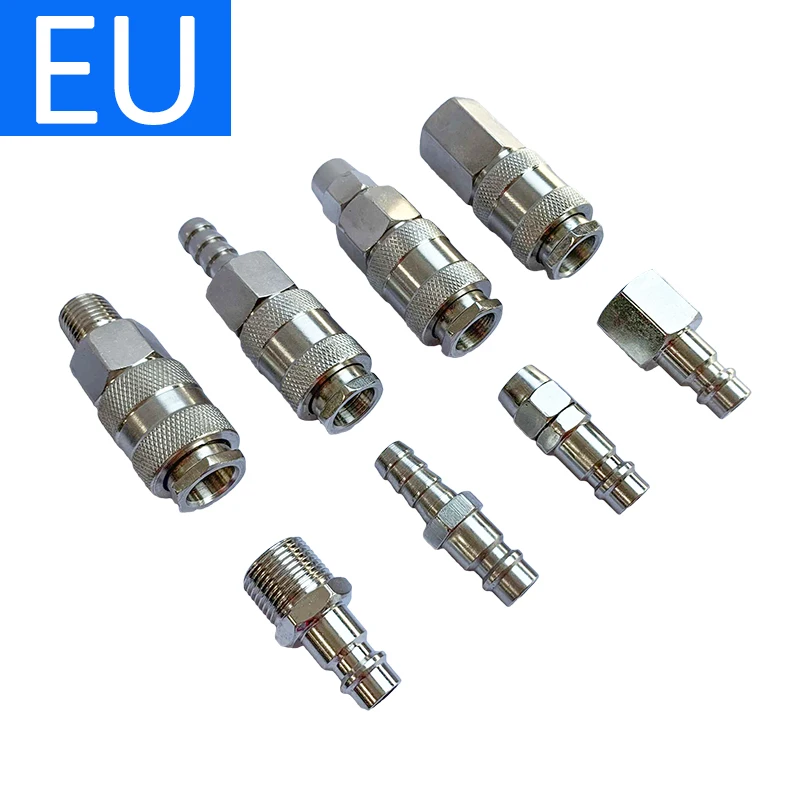 EU Pneumatische Stecker Rapidities für Luft Schlauch Armaturen Kupplung Kompressor Zubehör Quick ...