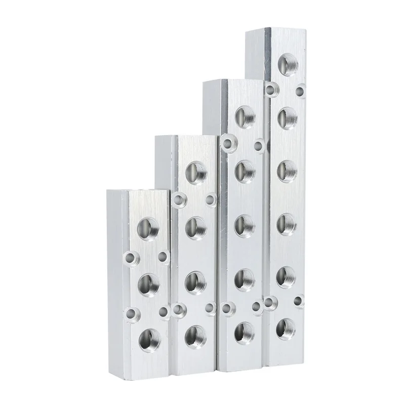 Aluminium Air Manifold Distributor Connector | Pneumatic Connector ...