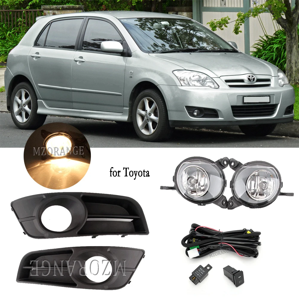 Fog-Lights-LED-for-Toyota-Corolla-2004-2005-2006-Fog-Lamp-Cover-Grill ...