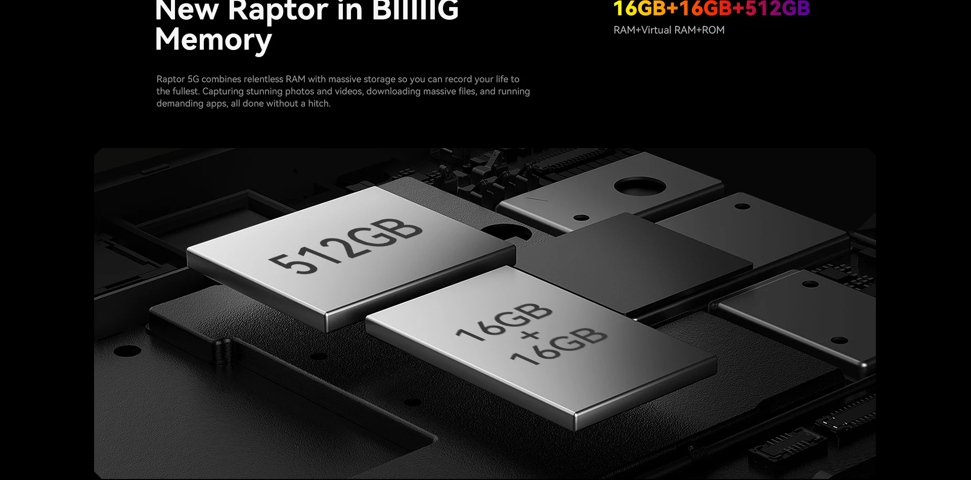 IIIF150 RAPTOR 5G 32(16+16)+512GB - Intelec | Tecnología y Fitness