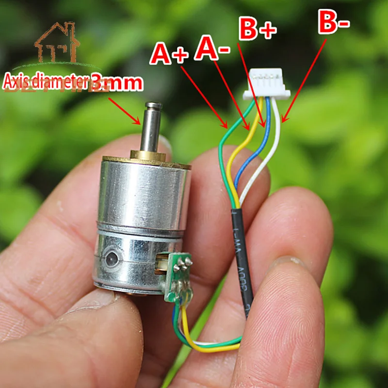 15MM-Stepper-Motor-Gearbox-High-Precision-Gear-Stepper-Motor-Two-phase ...