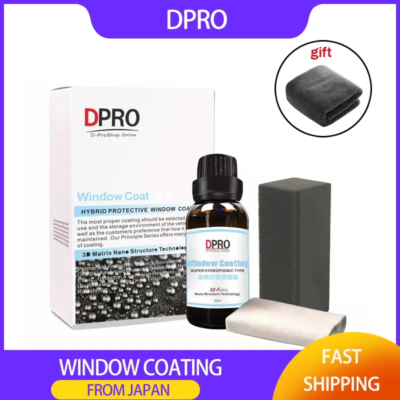 Dpro-Anti-Rain-Coating-Window-Hydrophobic-Glass-Coat-Water-Repellent ...