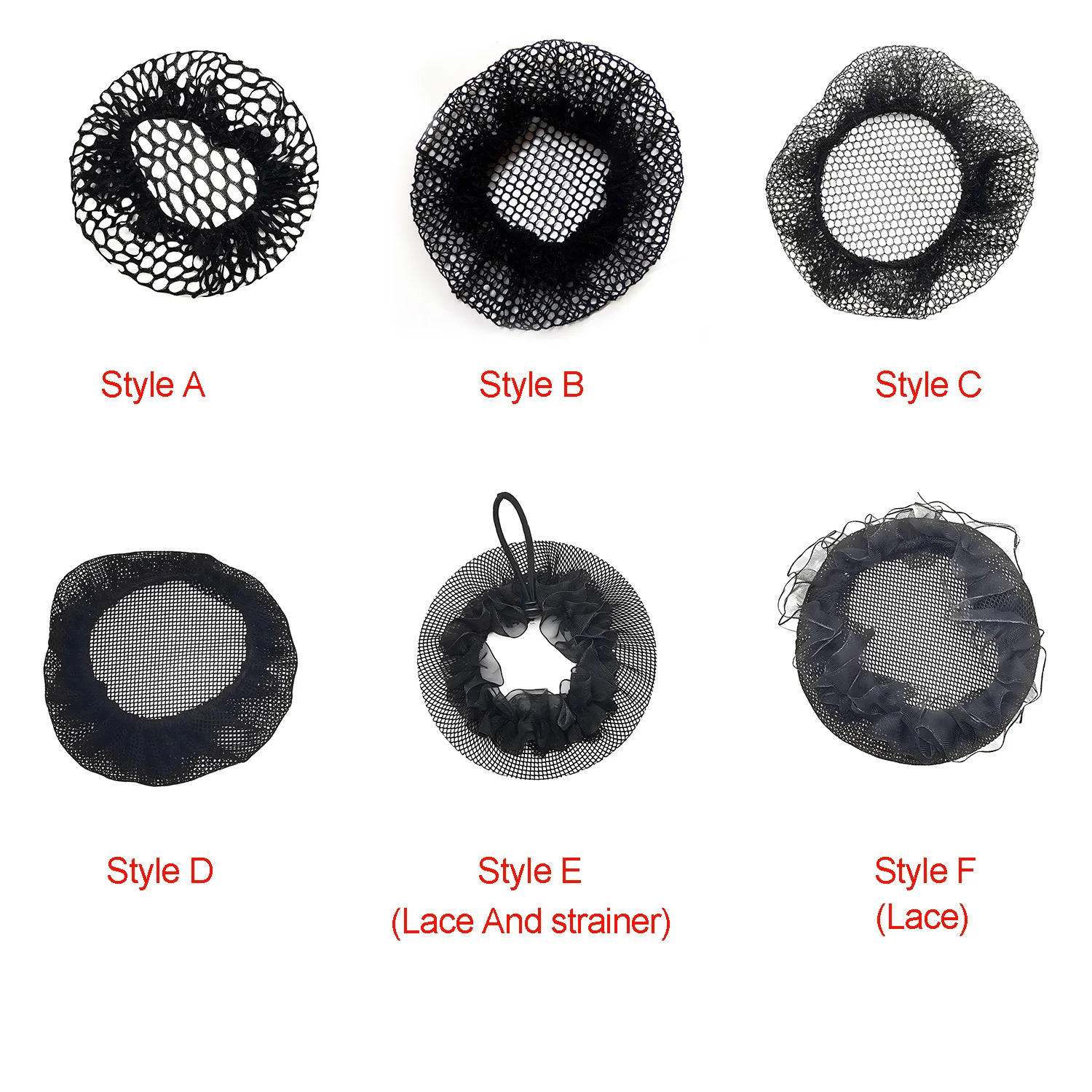 Filet à cheveux - Style B - 5 pièces - Invisible - Accessoires pour ...