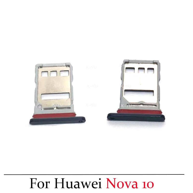For Huawei Nova 10 Sim Card Tray Micro SD Reader Holder Sim Tray ...