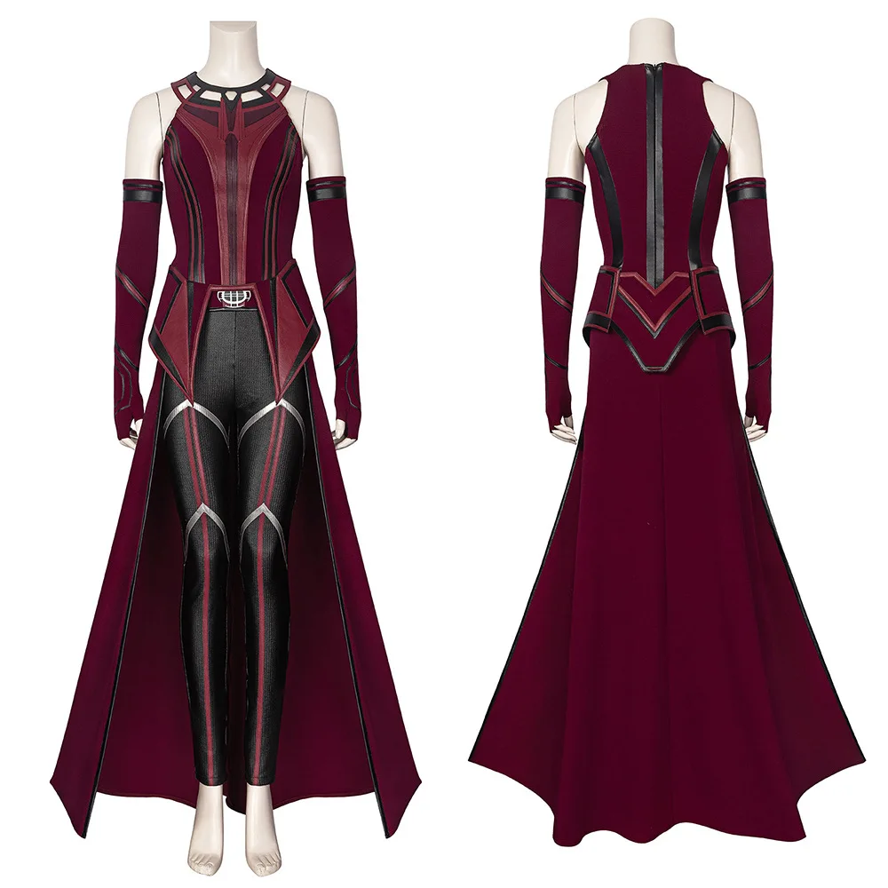Wanda Vision Cosplay Costume Scarlet Cosplay Witch Maximoff Headwear ...