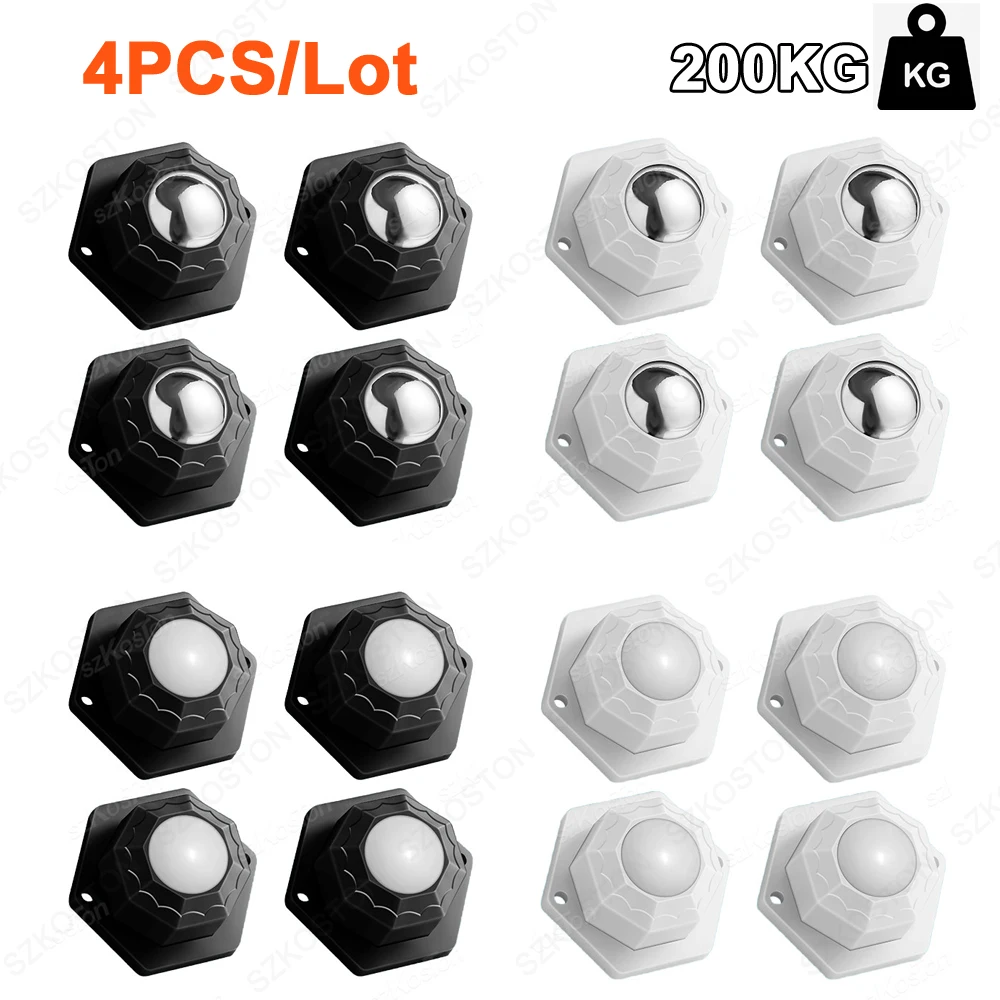 4PCS-lot-Furniture-Wheels-200KG-Heavy-Duty-Wheels-Universal-360 ...