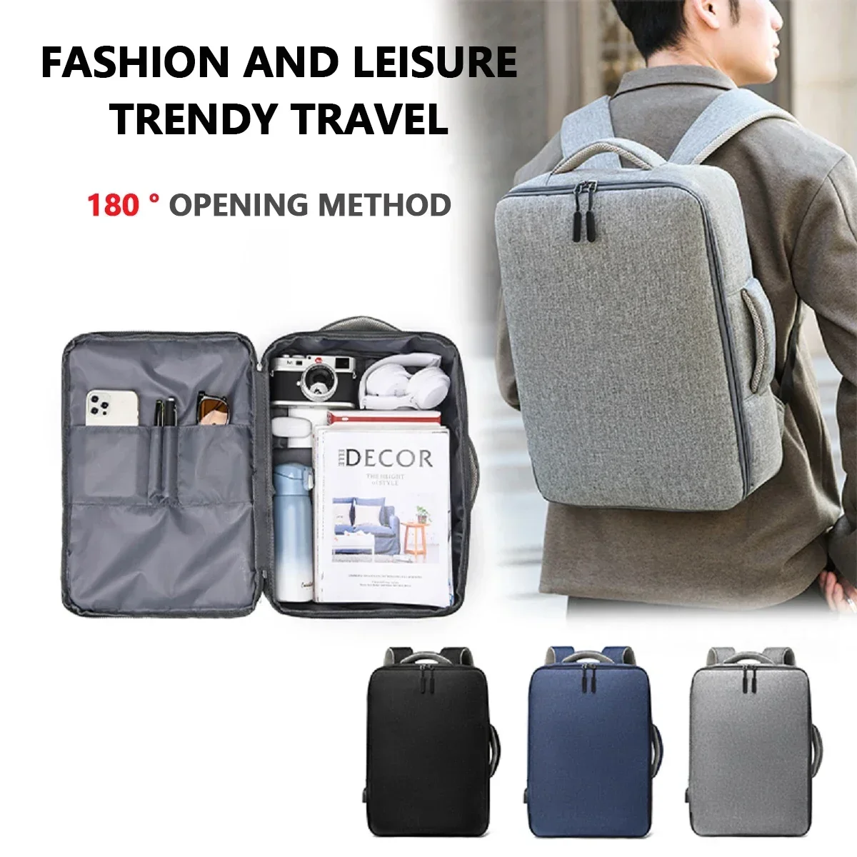 16-14-Inch-Laptop-Men-Backpack-Nylon-Travel-Male-Laptop-Backpack-Usb ...