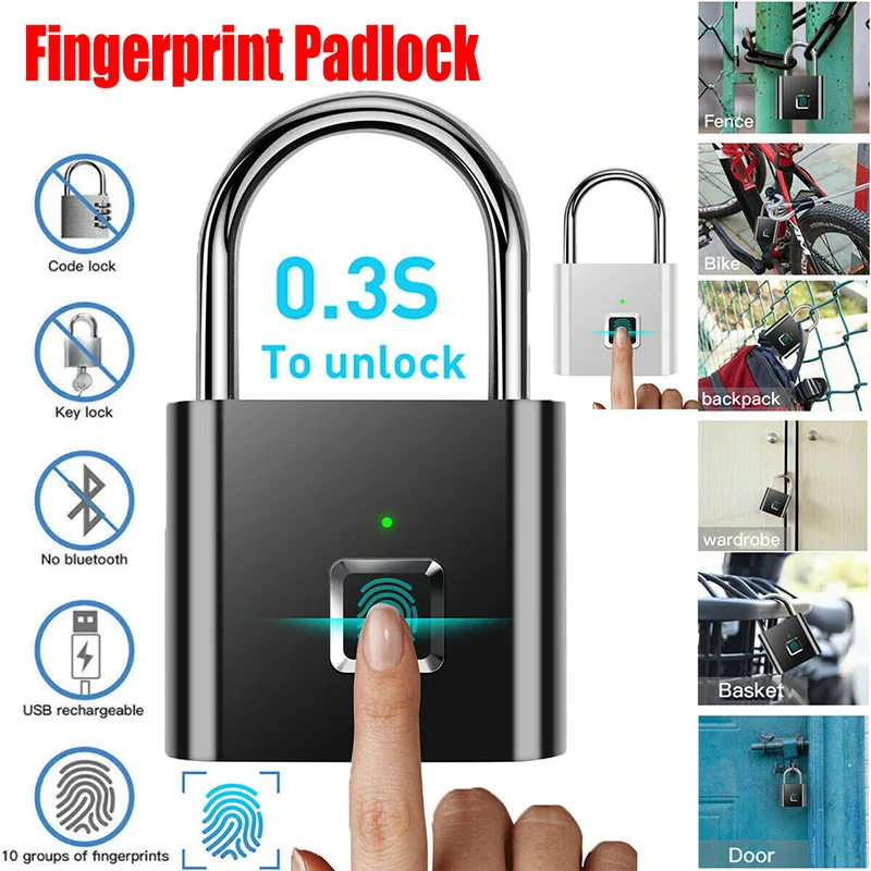 Smart-Fingerprint-Identification-Lock-One-Key-To-Open-The-Fingerprint ...