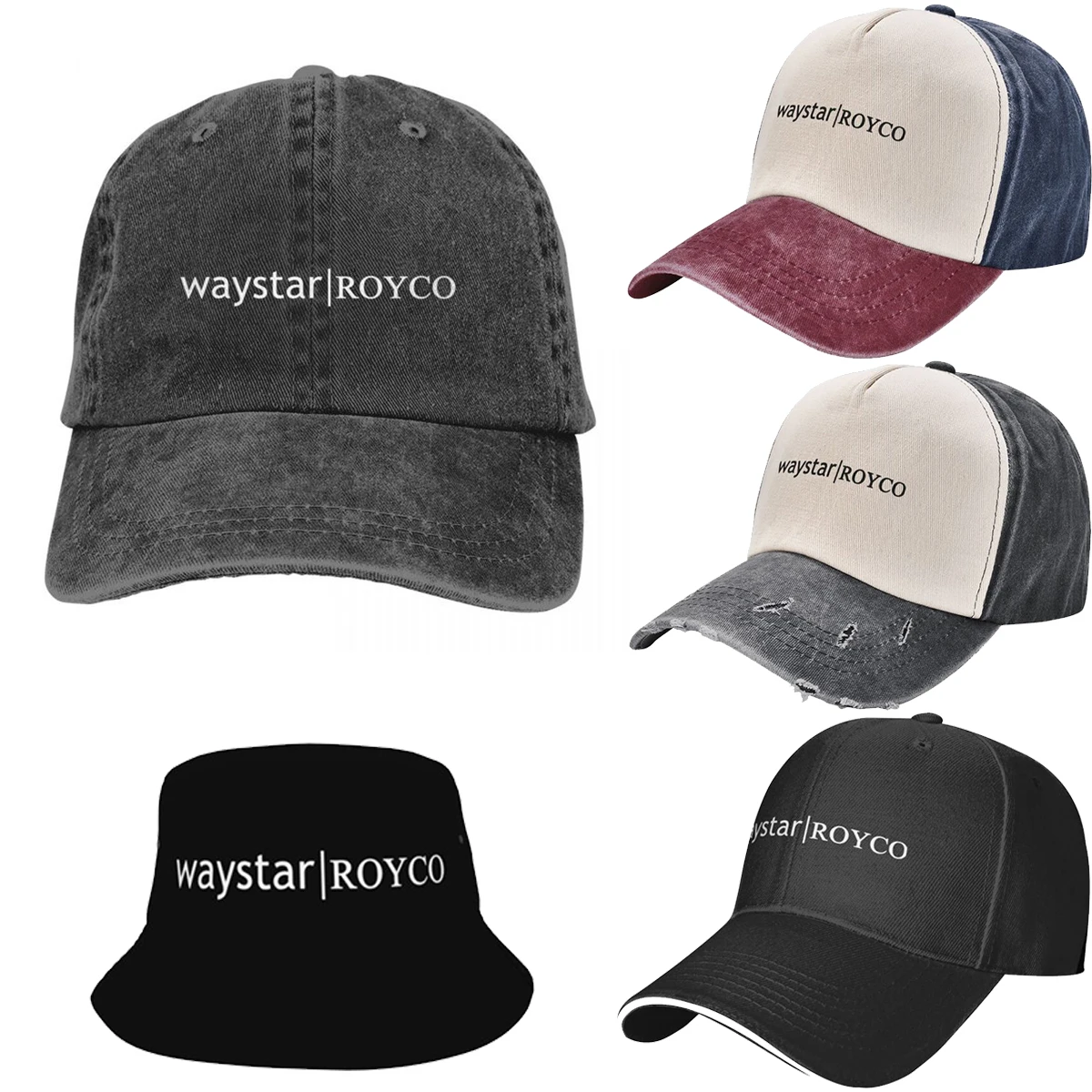 Waystar-Royco-Merch-Men-Women-Baseball-Cap-Distressed-Denim-Hats-Cap ...