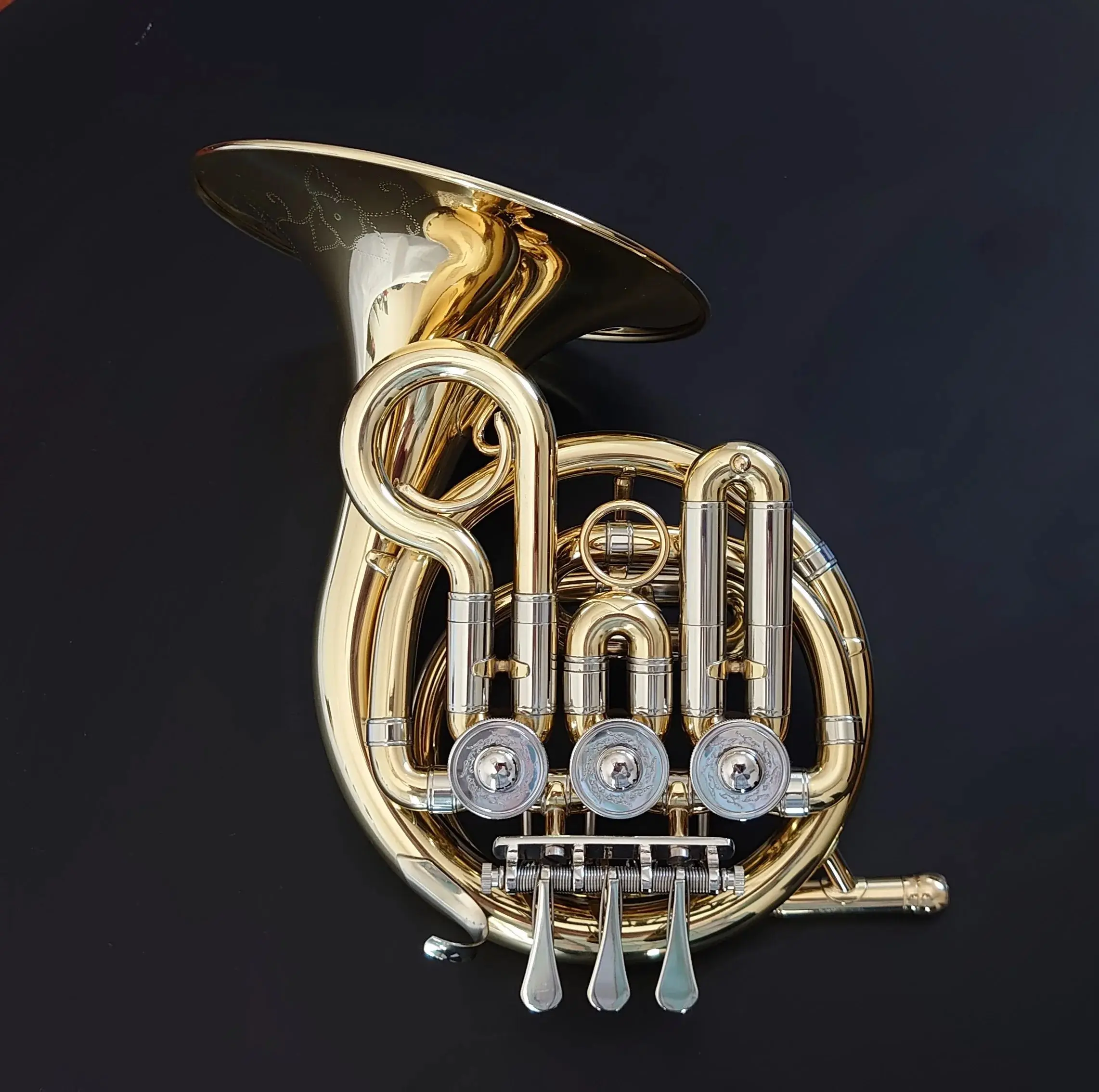 handmade-french-horn-instrument-exquisite-high-F-key-small-french-horn ...