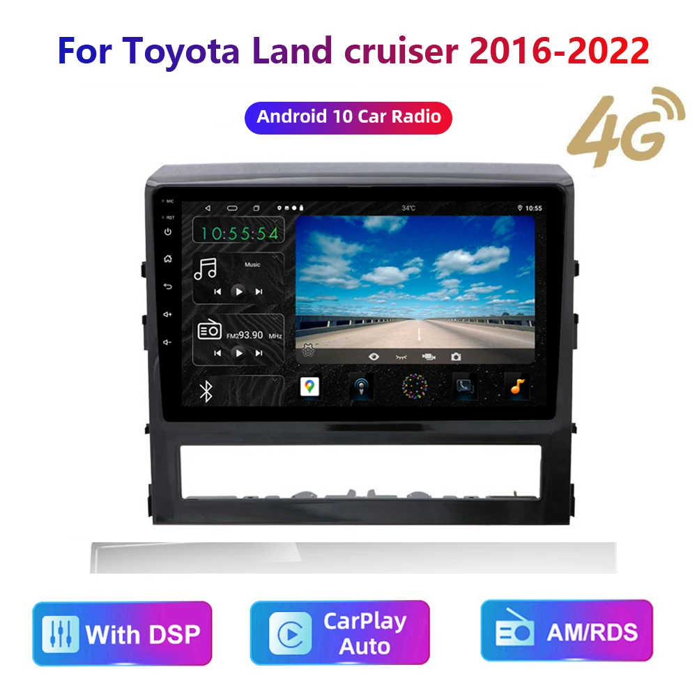HD multimedia head unit For Toyota Land Cruiser 2016 22 Car Stereo ...