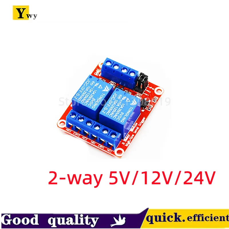 Módulo de relé de isolamento optoacoplador, disparador de alto e baixo ...