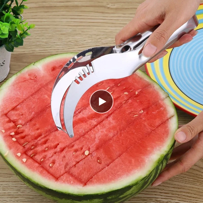 Watermelon Cutter Knife Kitchen Gadgets Stainless Steel Multifunctional ...