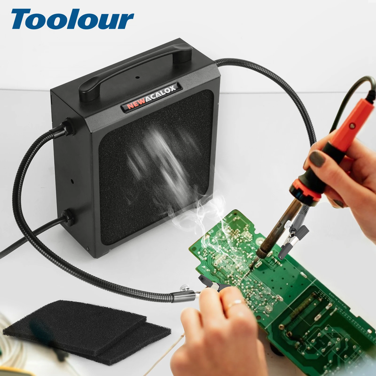 Toolour-Solder-Smoke-Absorber-Multifunctional-Solder-Fume-Extractor ...