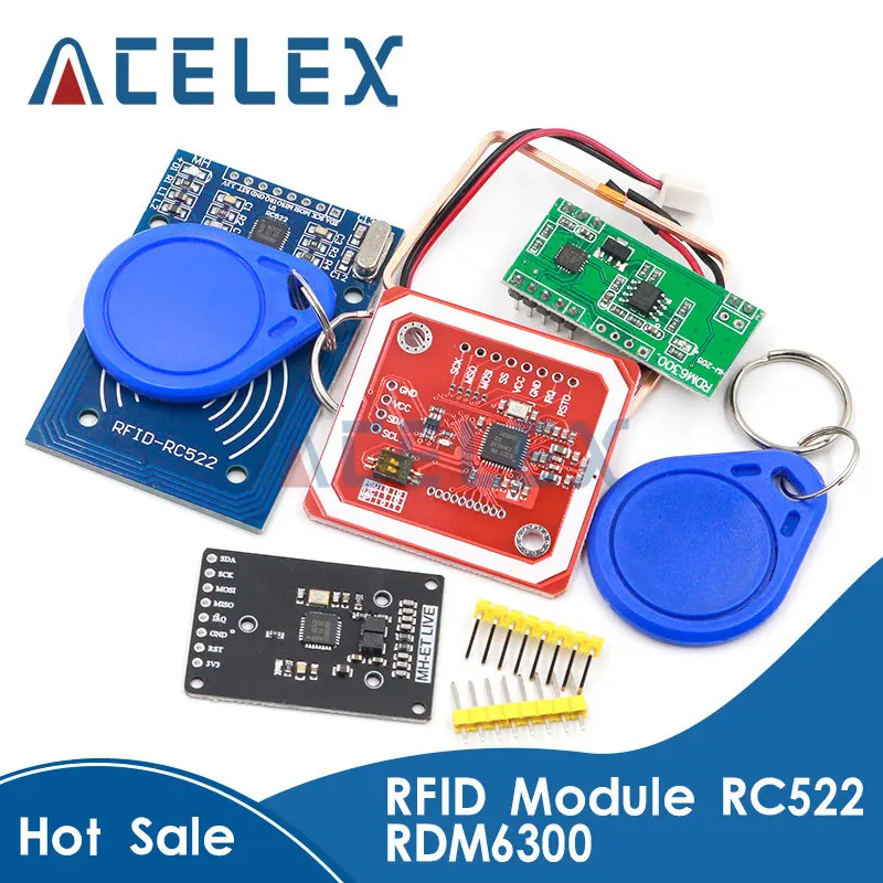 RFID-module-RC522-MFRC-522-RDM6300-Kits-S50-13-56-Mhz-125Khz-6cm-With ...