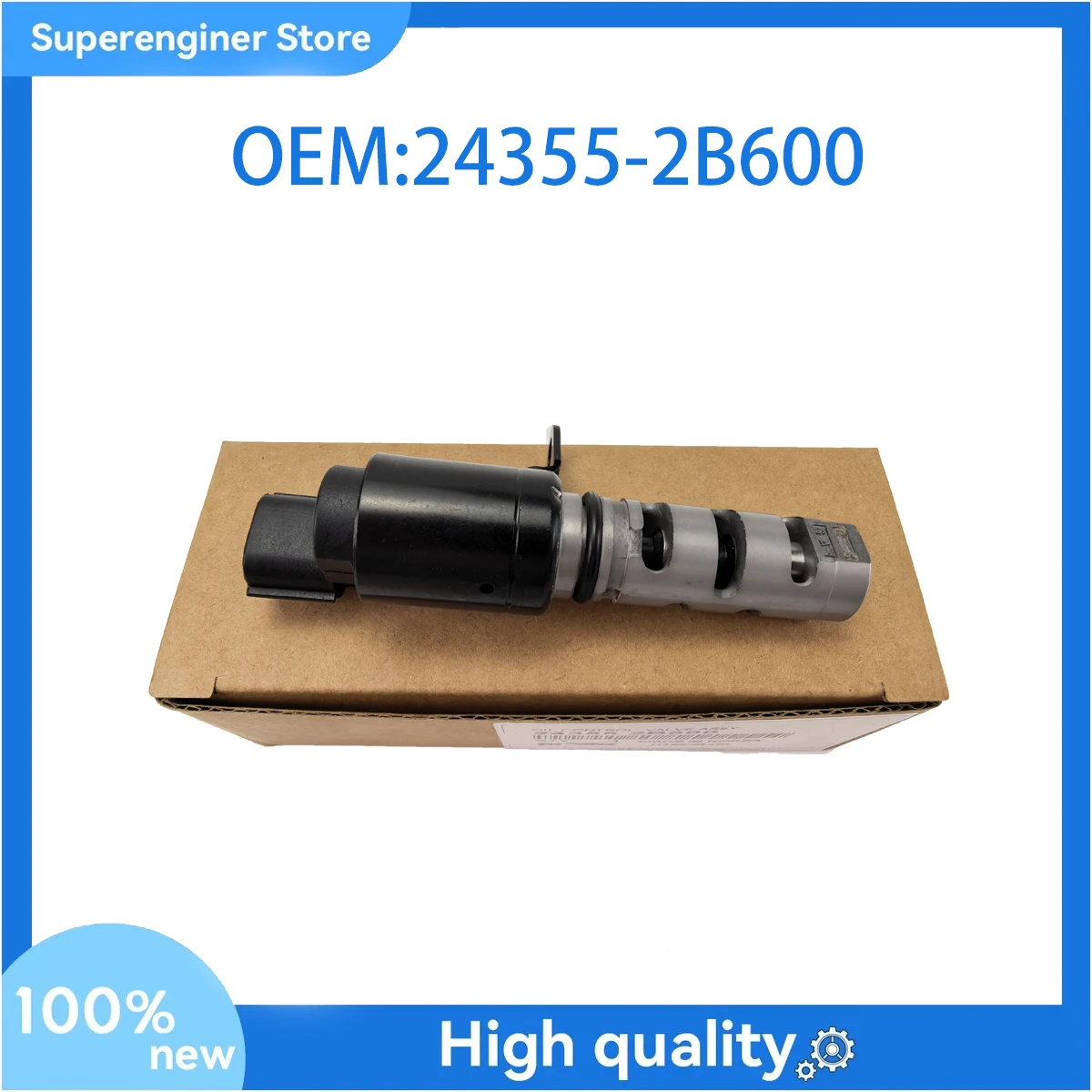243552B600 VVT Solenoid Oil Control Valve For 10-11 Kia Soul 1.6L 24355 ...