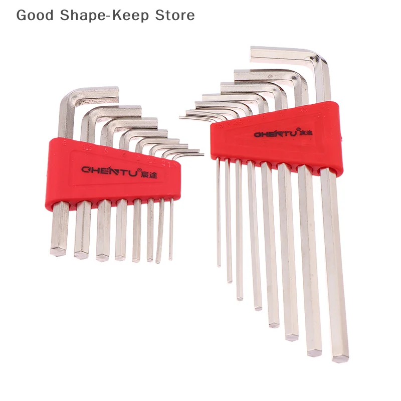 8pcs Easy To Carry In The Pocket Allen Wrench Metric Wrench Inch Wrench ...
