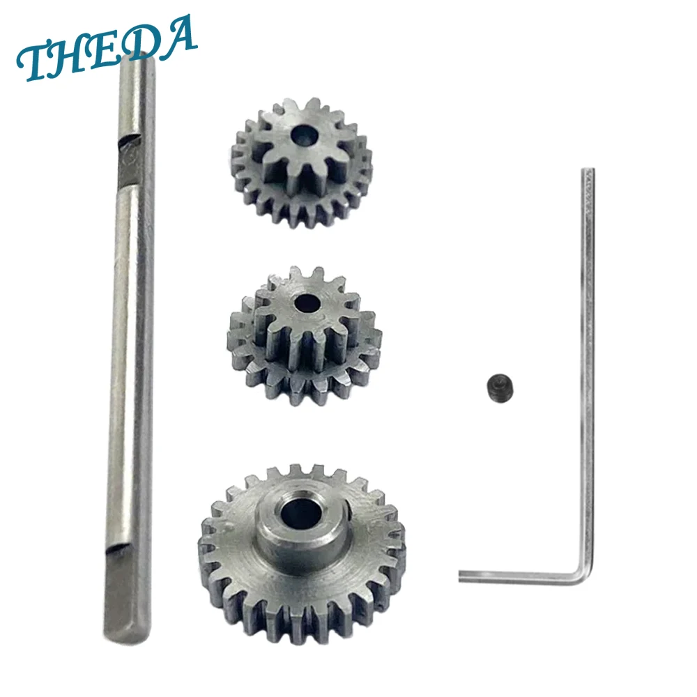 Metal-Transmission-Gear-with-D-Axis-Gearbox-Steel-Gears-Set-for-1-10 ...