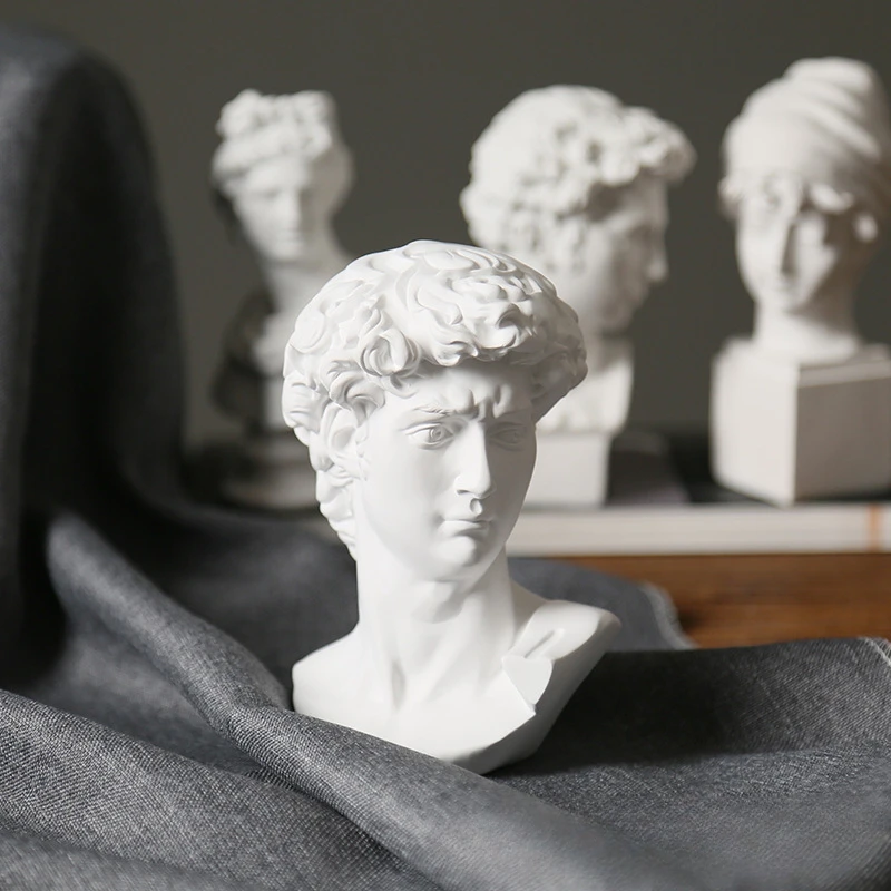 Grego-David-Cabe-a-Est-tua-Busto-Escultura-Michelangelo-Figurinhas ...