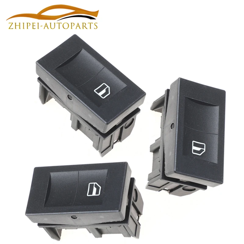 6N0959855B Electric Window Switch Glass Lifter Control Single Button ...
