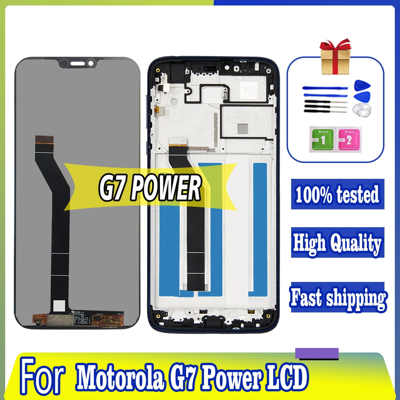 LCD For Motorola MOTO G7 Power XT1955 LCD Display Touch Screen For Moto ...