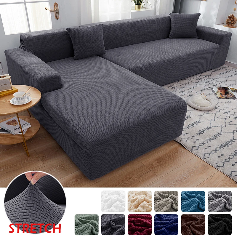 Polar-Fleece-Sofa-Cover-Stretch-Non-slip-L-Shaped-Sofas-Covers-For ...