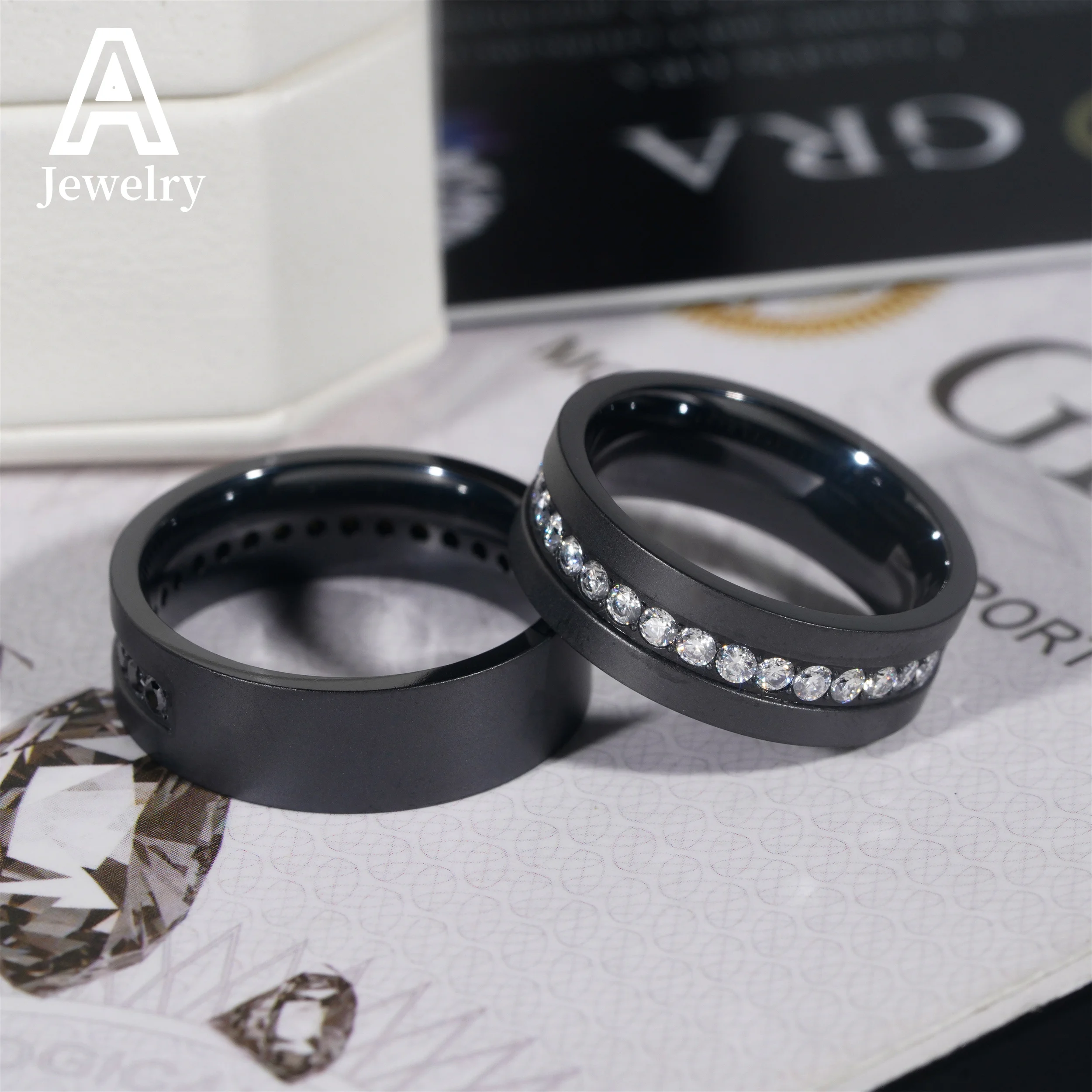 European-and-American-fashion-new-style-stainless-steel-Moissanite-8-10 ...