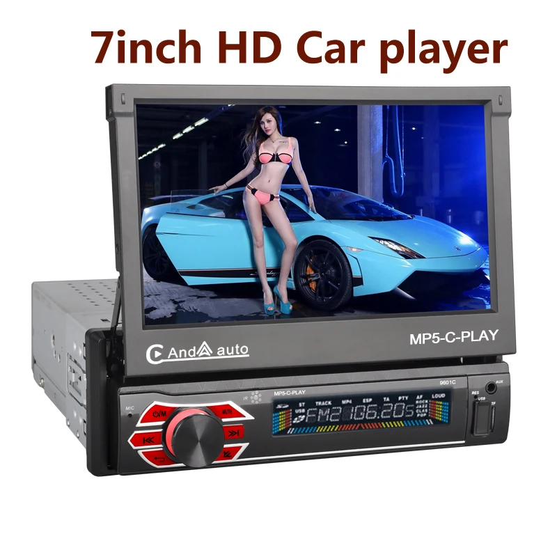 1-din-Car-Radio-Android-Carplay-Auto-Universal-7-IPS-Retractable-Screen-gps-Navigation-1Din ...