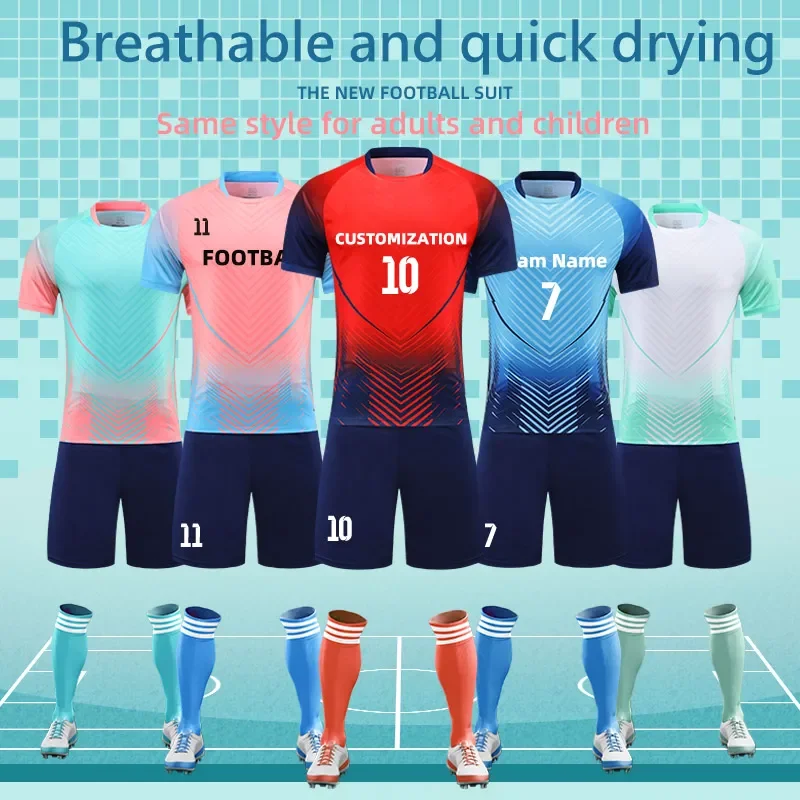 Futsal-Sportswear-Kits-Adult-and-Kids-Football-Jerseys-Soccer-Uniforms ...