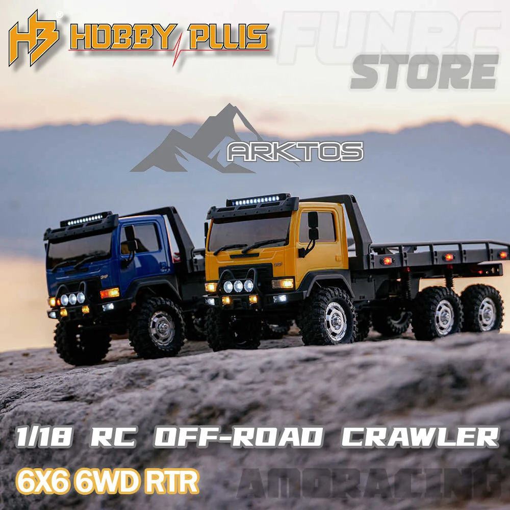 RC Off-road Truck TOUCAN RC CR18P 1/18 Scale 6x6 Rock Crawler - RTR ...