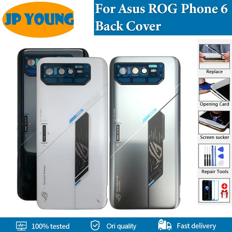 Original 6.78" For Asus ROG 6 6D Battery Cover Housing For Asus ROG ...